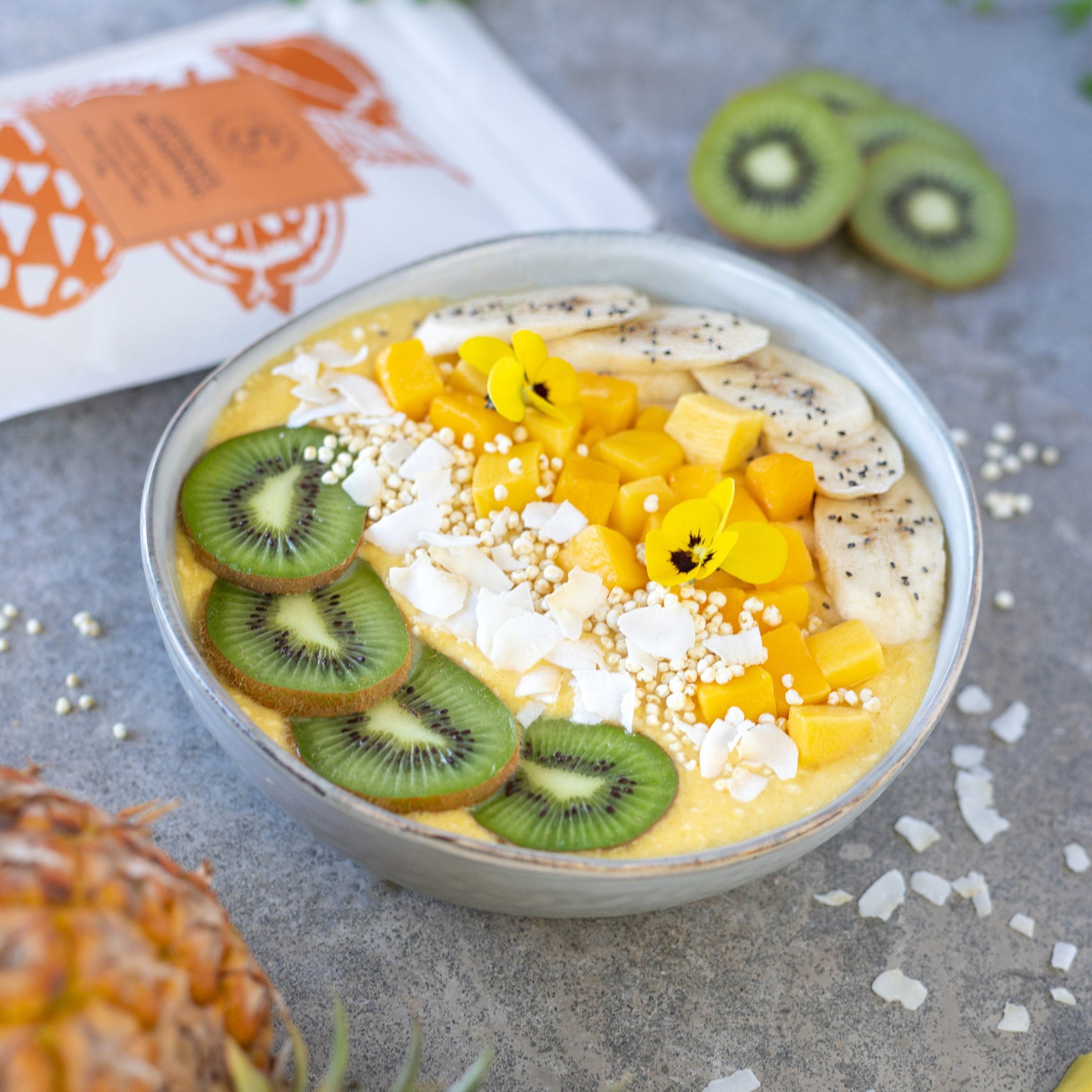 Dr Sannas Mango Smoothie Bowl - Dr Sannas