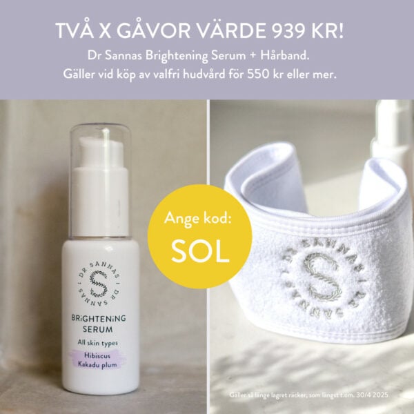 Brightening Serum för alla hudtyper - Dr Sannas